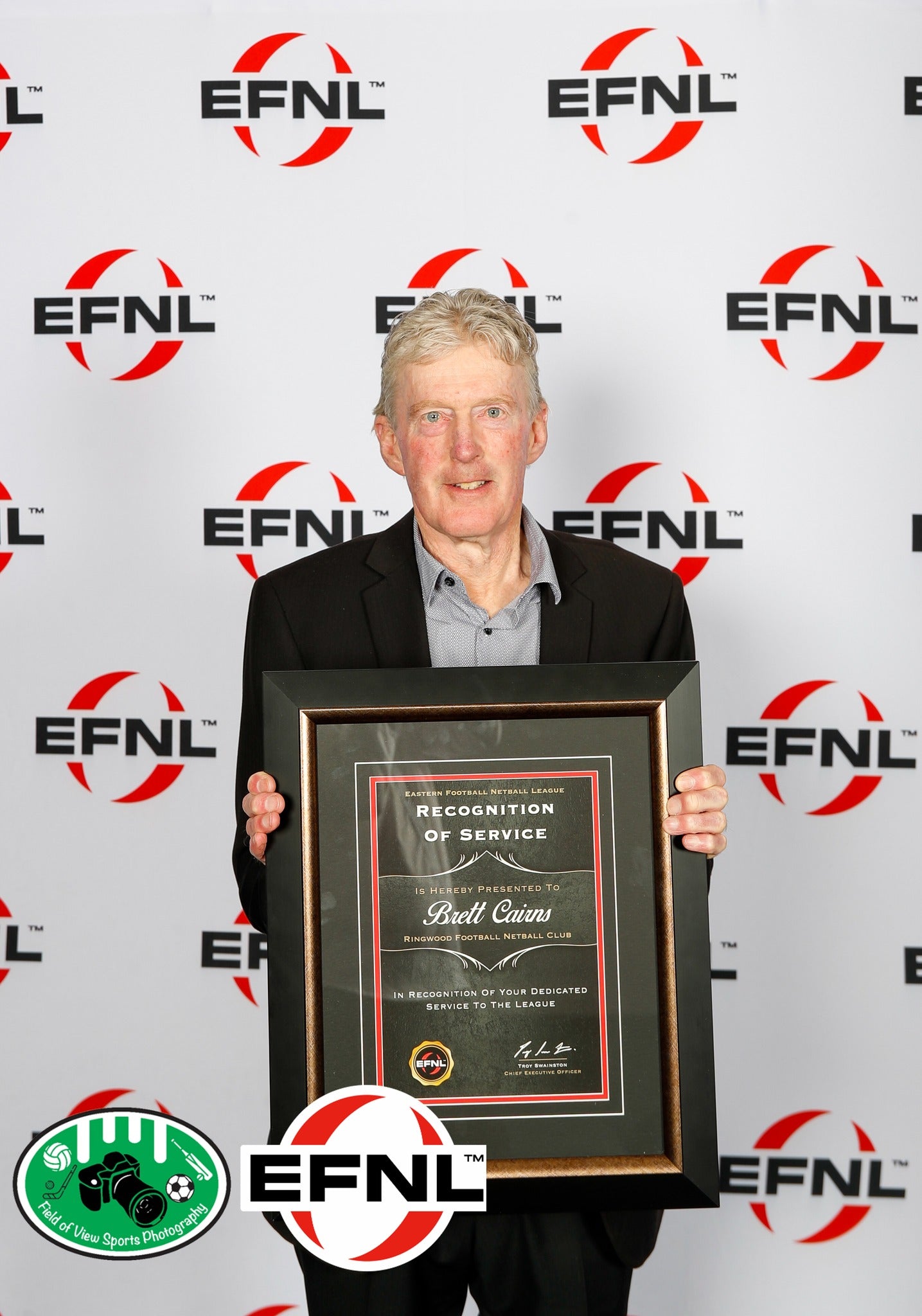 EFNL Recognition of Service Award - Brett Cairns – ringwoodfnc
